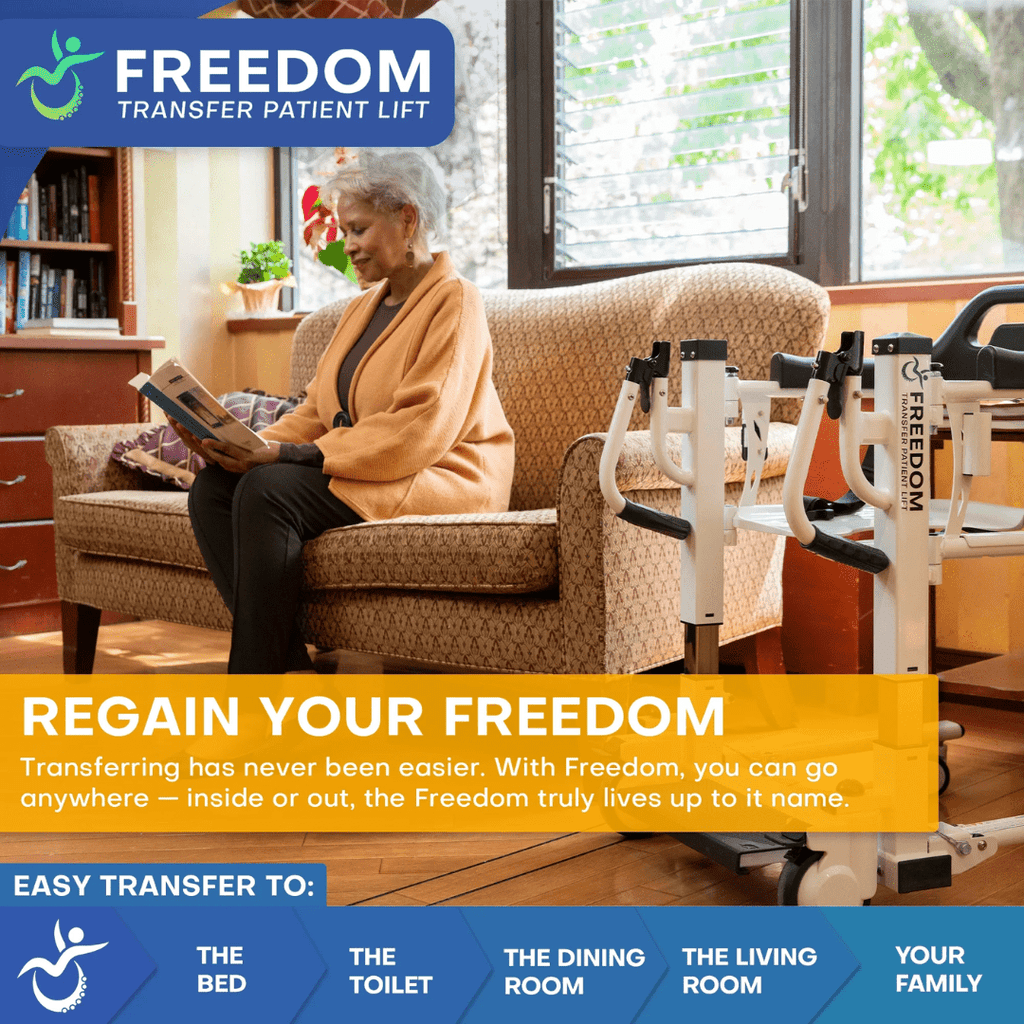 Freedom Transfer Patient Lift - 300lb – Walking Stick Mobility