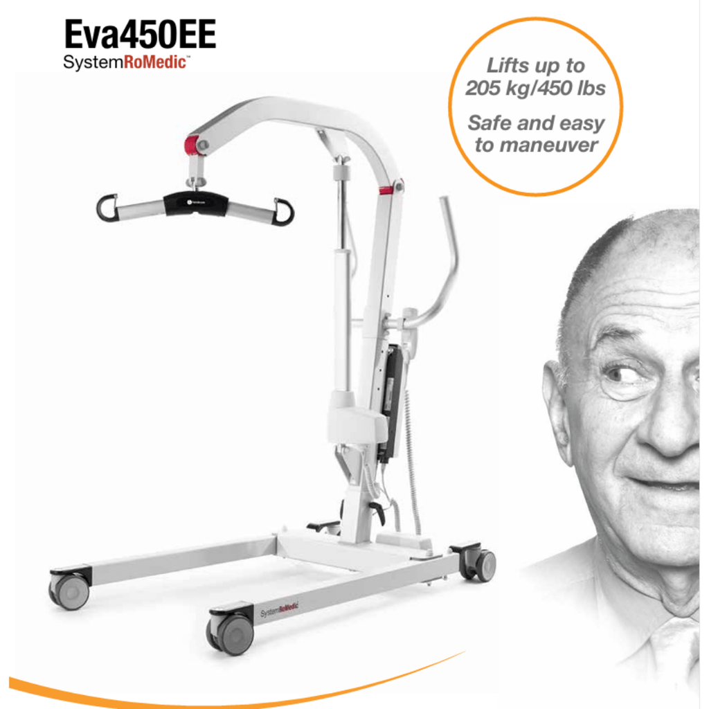 Eva450EE Patient Lift - 450 lb / 600lb - Bariatric – Walking Stick Mobility